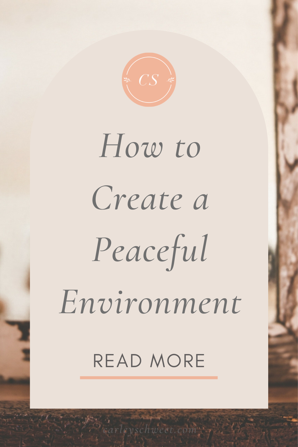 How To Create a Peaceful Home Environment | Carley Schweet
